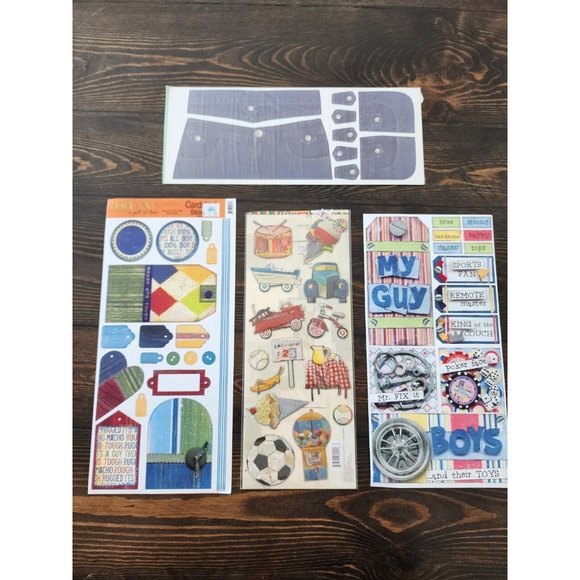 K&Company and BoBunny + | Office | Stickers Lot Boy Cars Family ...